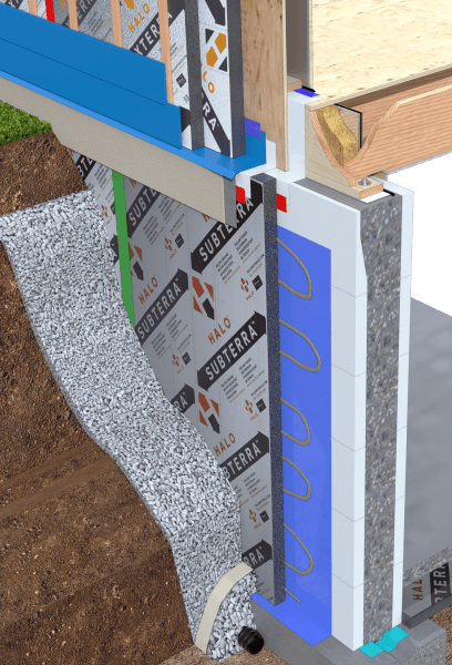 A Look at Net-Zero Ready Below-Grade Walls for Cold Climates - Element ICF